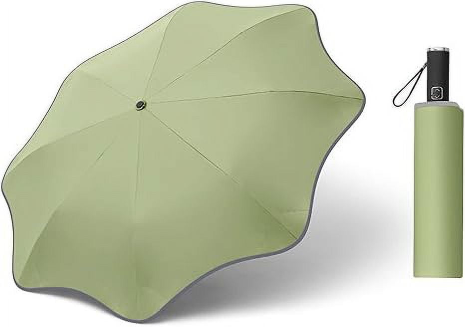 Rounded corner anti-stick umbrella with reflective strips, lightweight ...