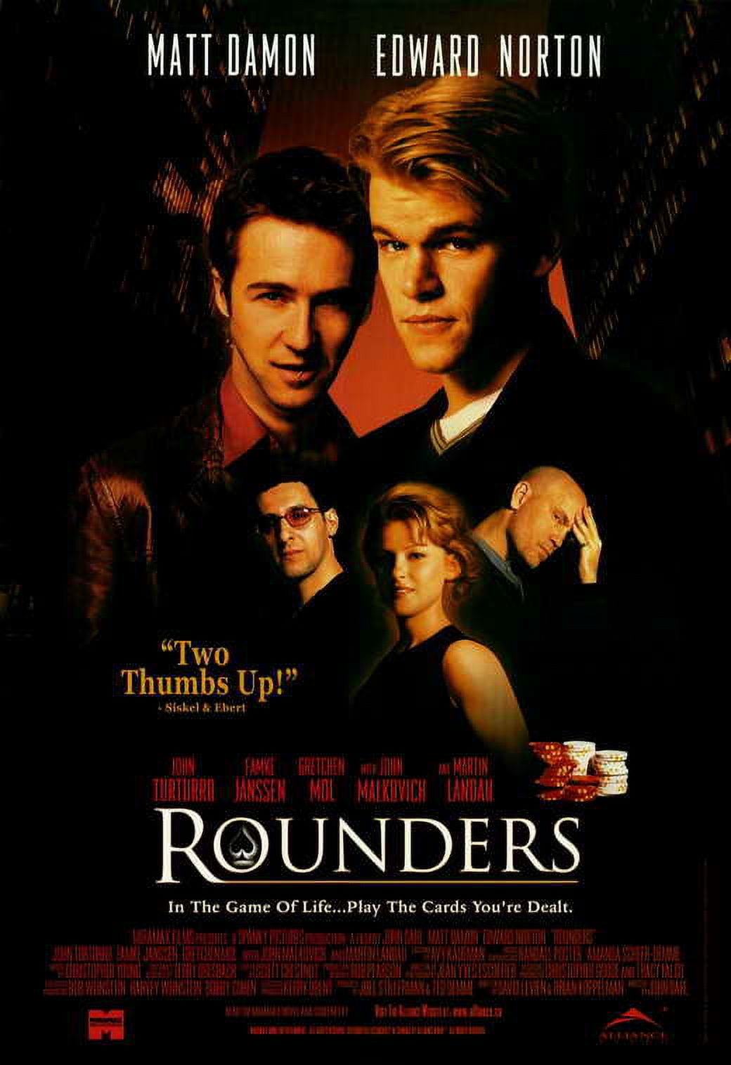 Rounders Movie Poster (11 x 17) - Walmart.com
