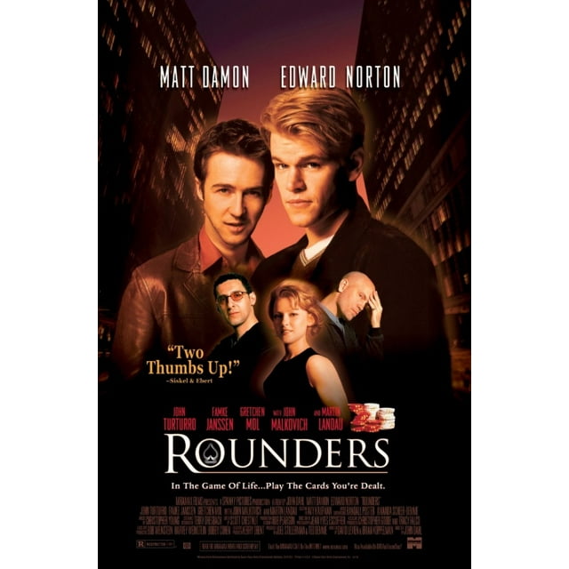 Rounders - One Sheet Poster (24 x 36) - Walmart.com