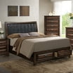 Roundhill Furniture Maderne Traditional Wood Panel Bed, King Size ...