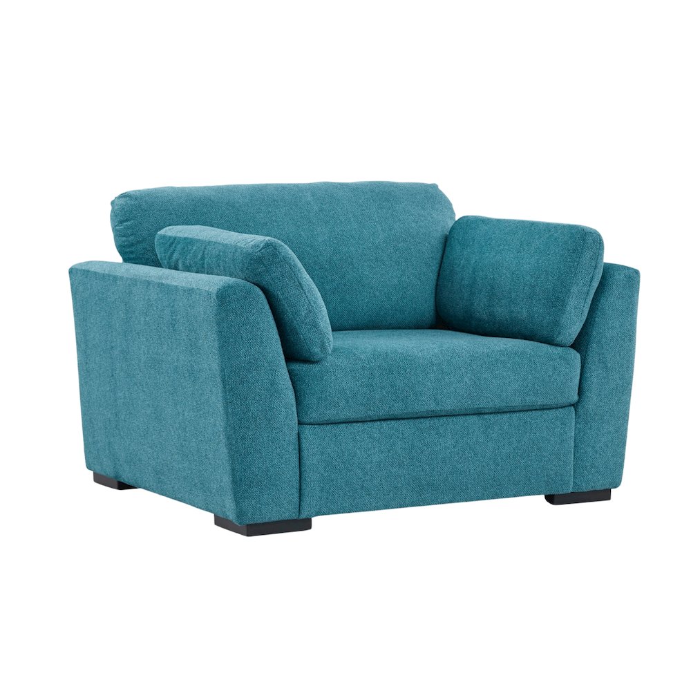 Roundhill Furniture Clareen Upholstered Chair-and-a-Half, Cutler Chair ...