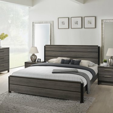 Roundhill Furniture Broval Storage Platform Bed - Walmart.com