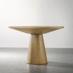 Picket House Furnishings Liam Round Dining Table in White and Natural ...