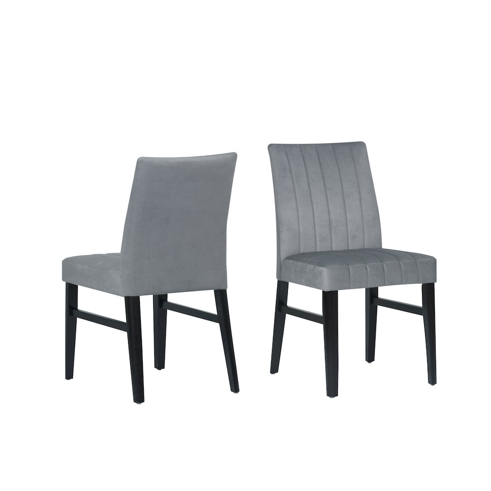 Roundhill Furniture Wendell Contemporary Upholstered Dining Chairs, Set ...