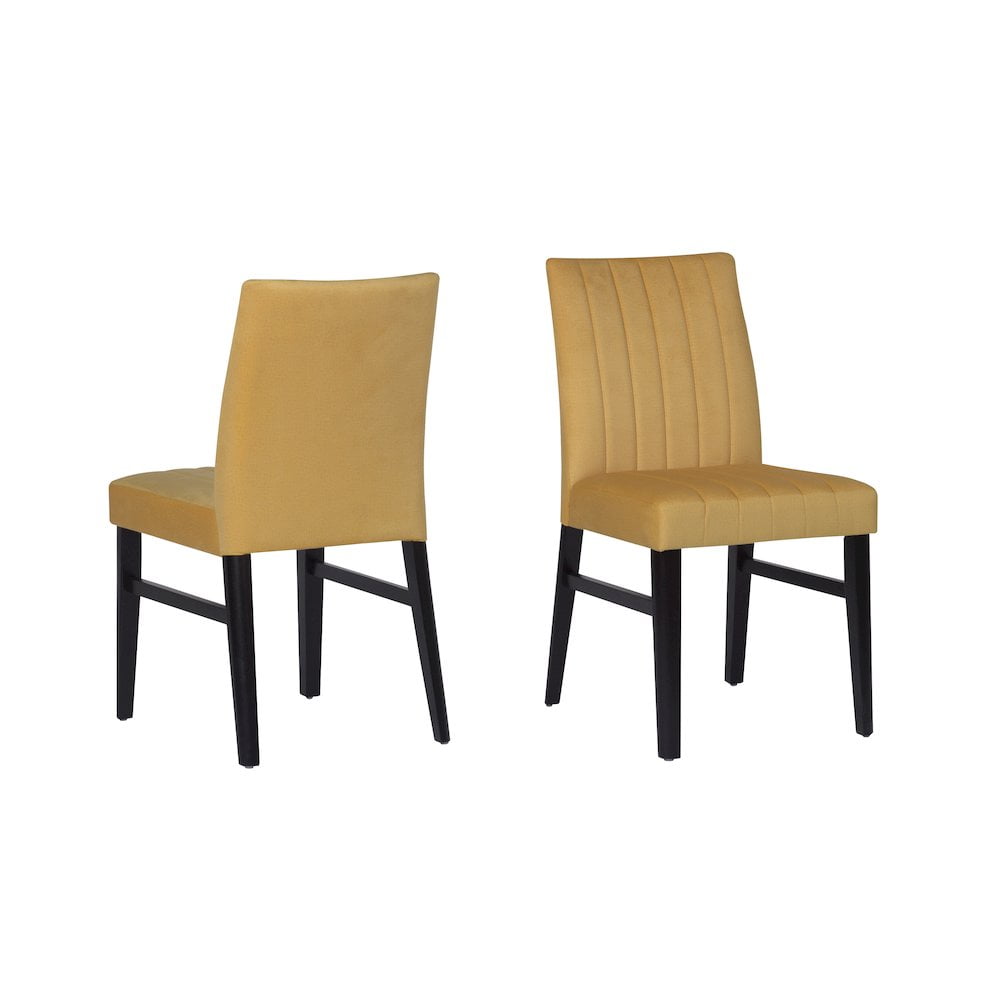 Roundhill Furniture Wendell Contemporary Upholstered Dining Chairs, Set ...