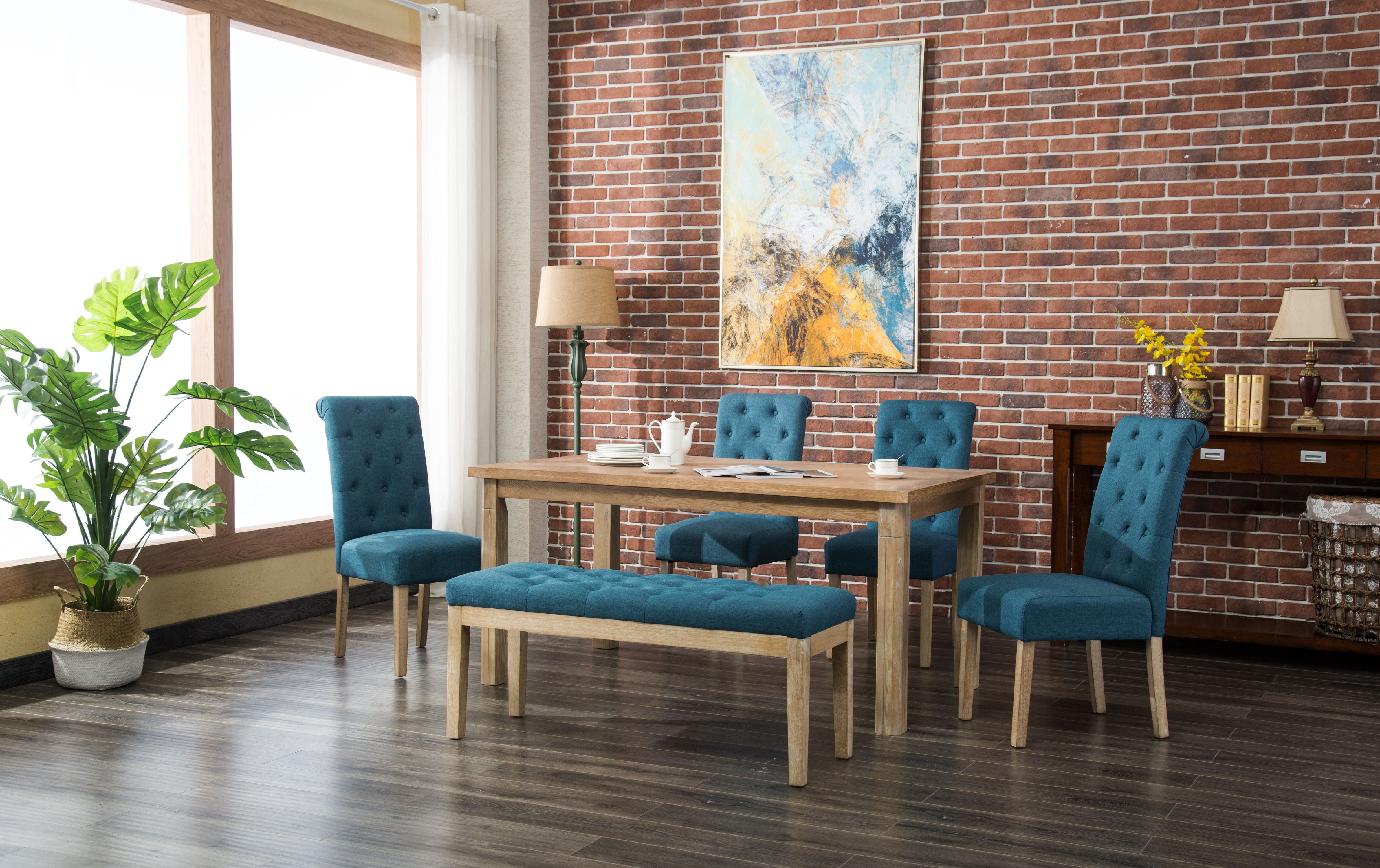 White Wash Dining Room Set