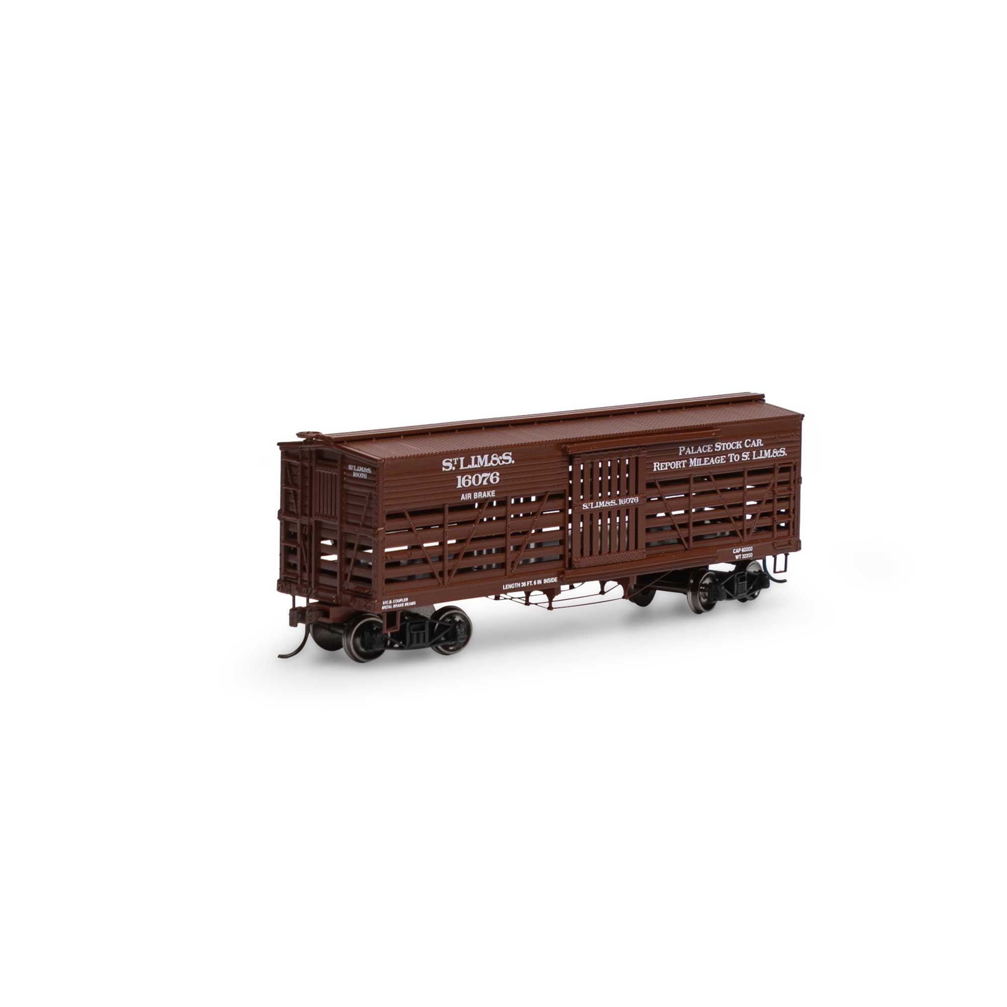 Roundhouse HO 36' Old Time Stock Car SLIM&S #16076 RND75290 HO Rolling ...