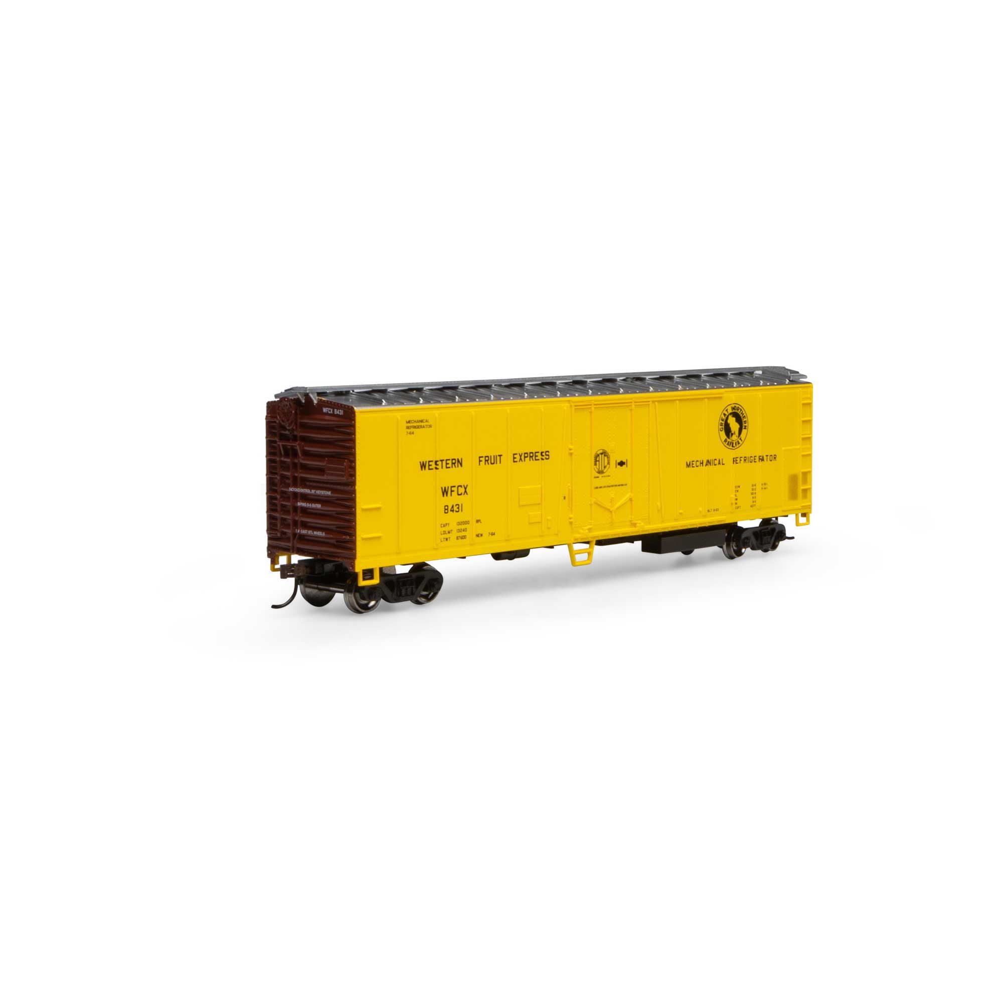 Roundhouse HO 50' Ex-Post Mechanical Reefer WFCX #8431 RND87991 HO Rolling Stock - Walmart.com