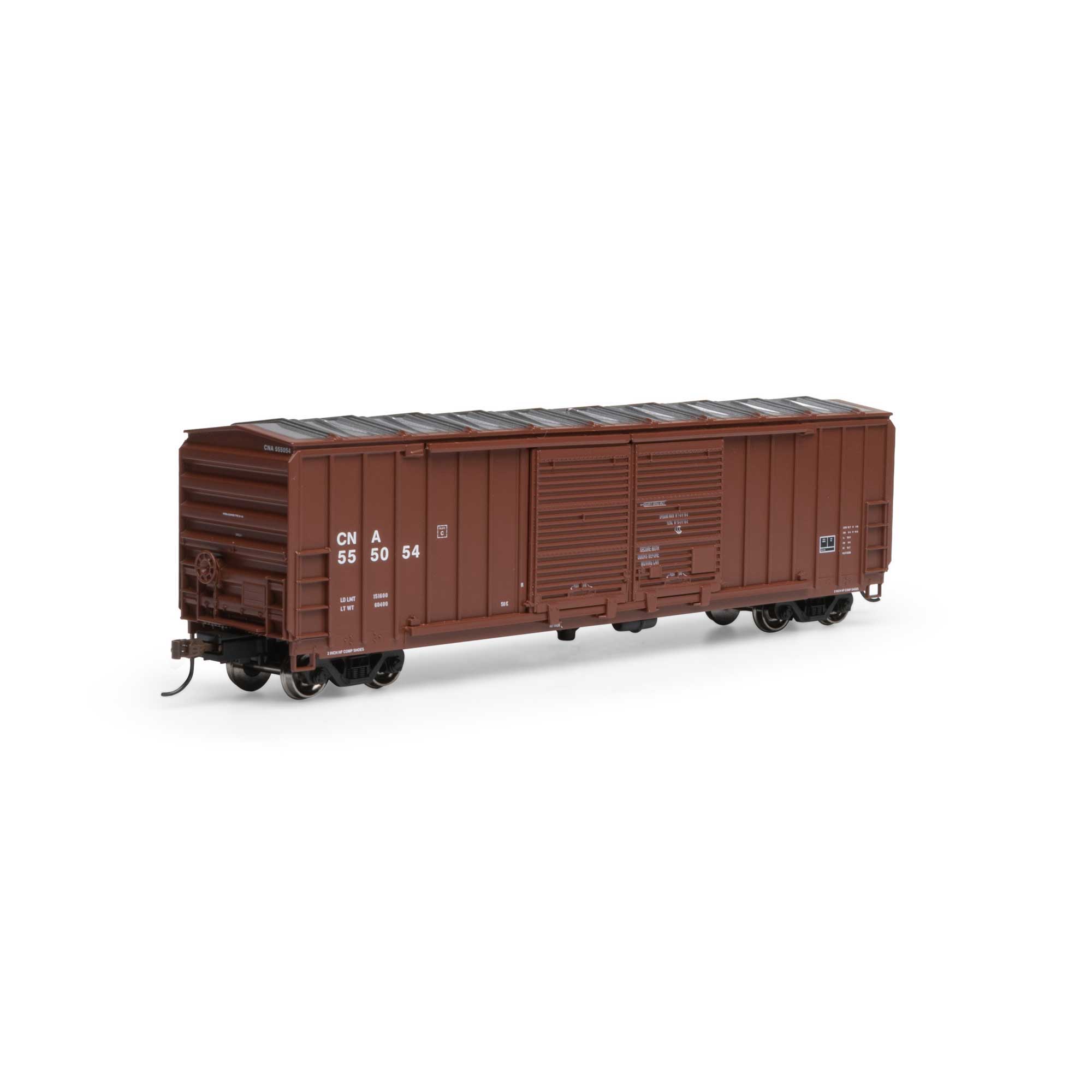 Roundhouse HO 50' FMC 5283 DD Box CN #555054 RND97981 HO Rolling Stock - Walmart.com