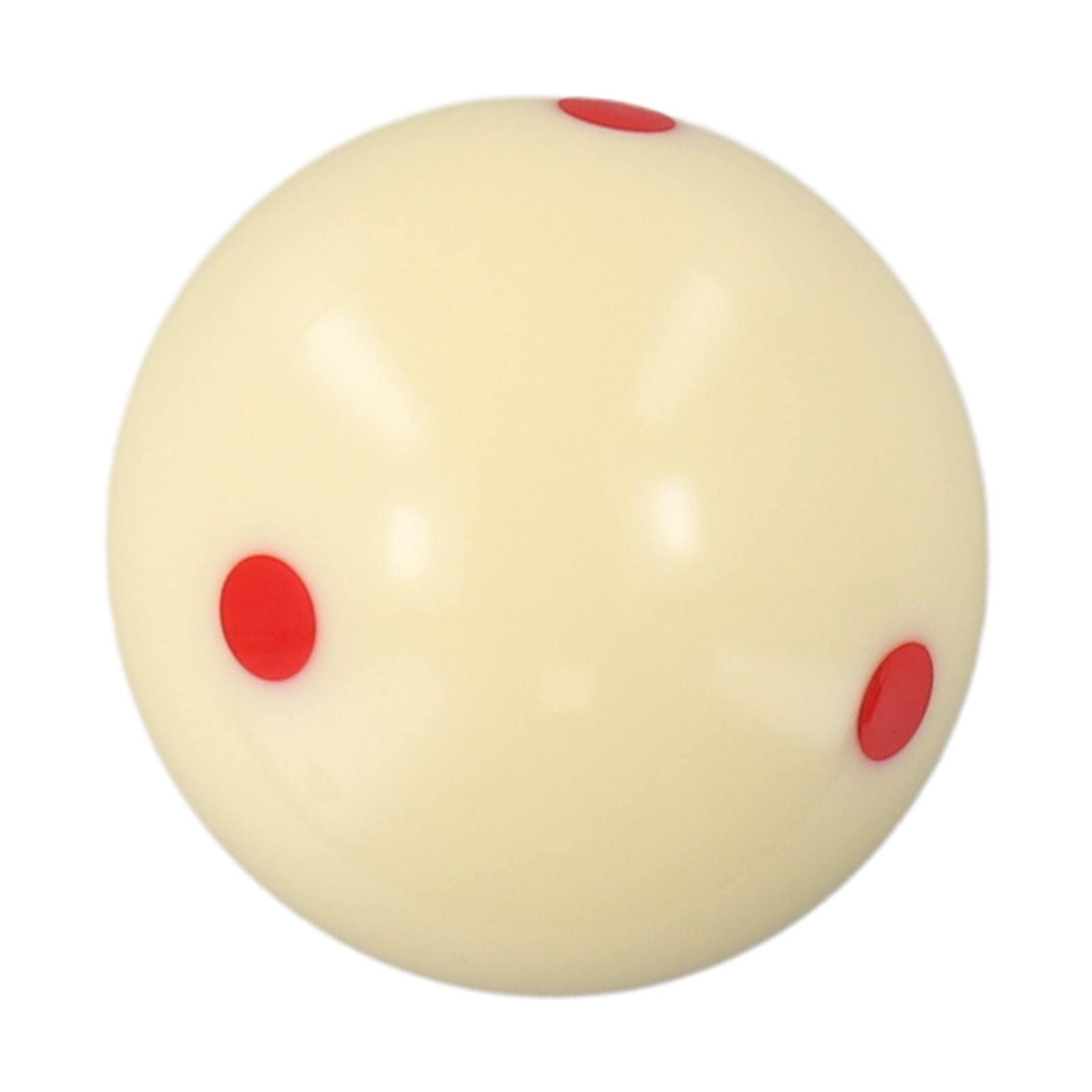 Roundness Cue Ball Hardness 5.72cm 2 1/4” Red 6 Dot Spot Measle Pool ...