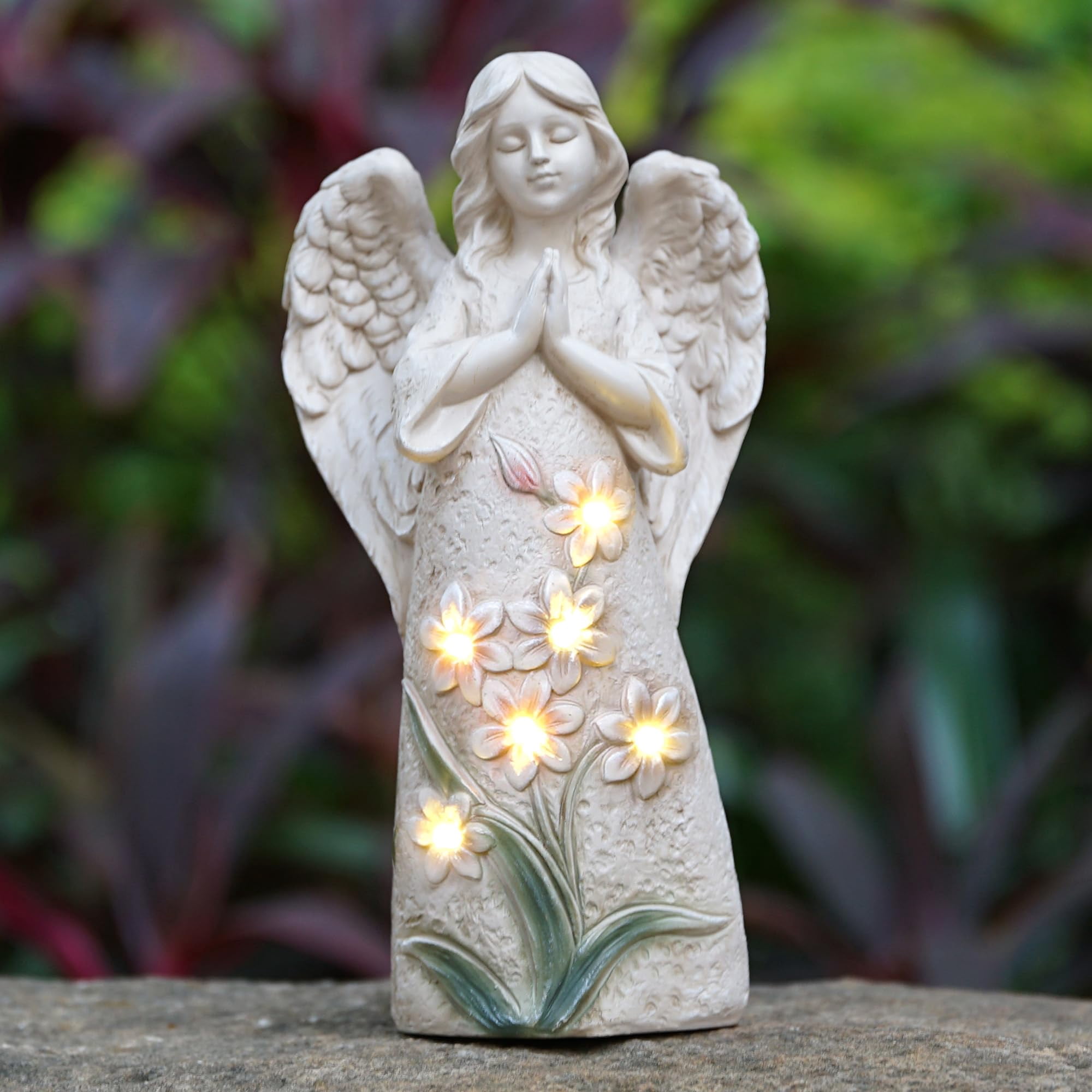 Roundot Angel Decor Outdoor MMF7 Garden Decor Statues - 9.6 inches ...