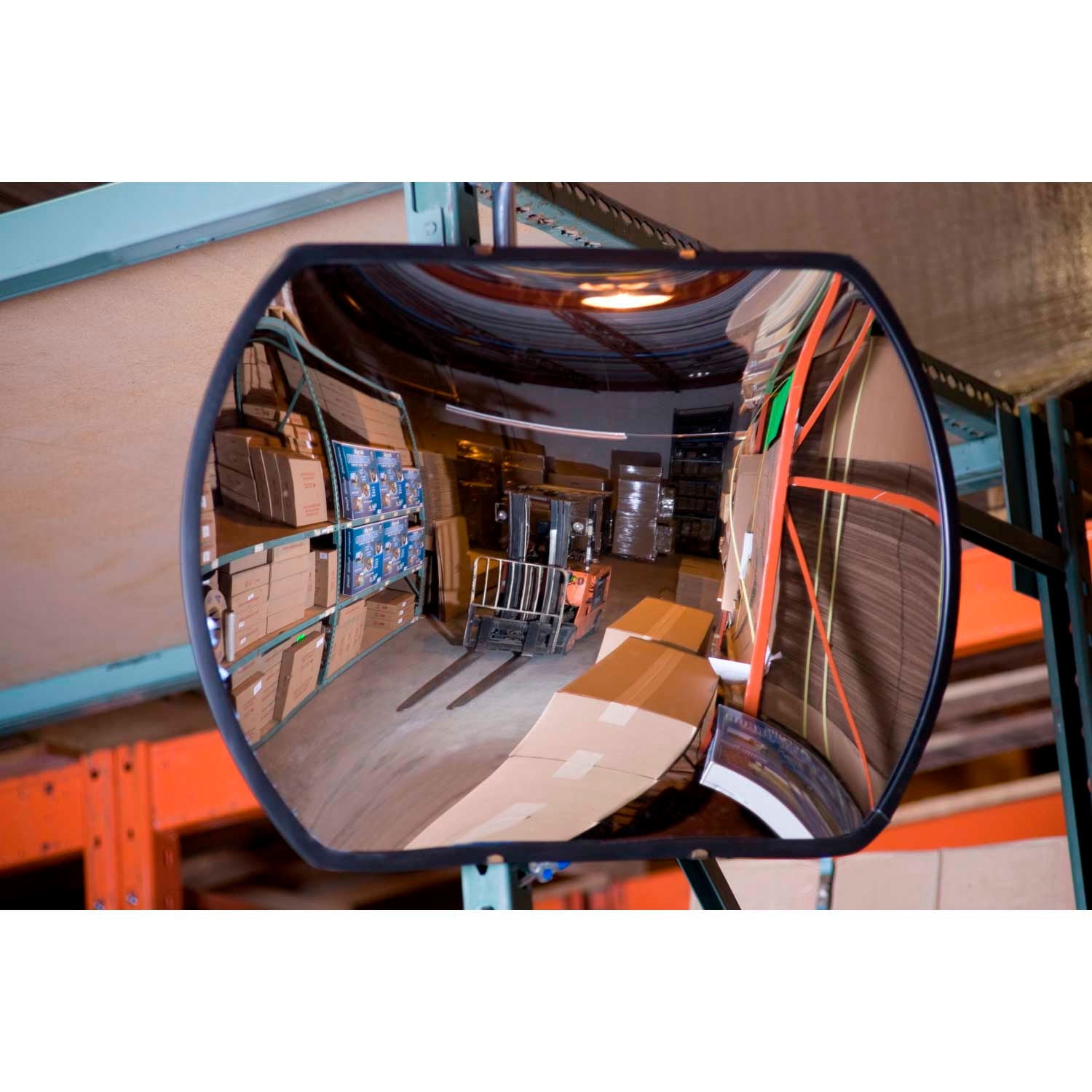 Global Industrial™ Roundtangular Acrylic Convex Mirror Indoor 24"x36 ...
