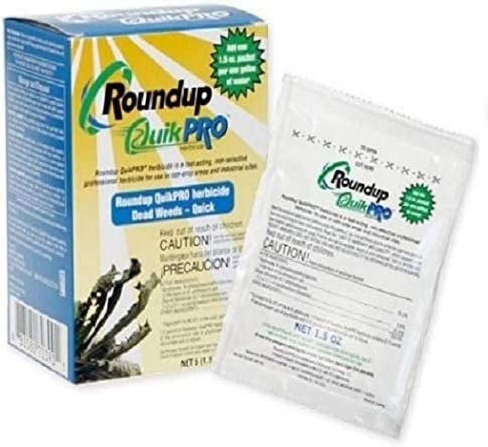 Roundup QuikPro Weed Killer HERBICIDE 73.3% QuickPro 1 Packet per Gallon 10 pack - Walmart.com
