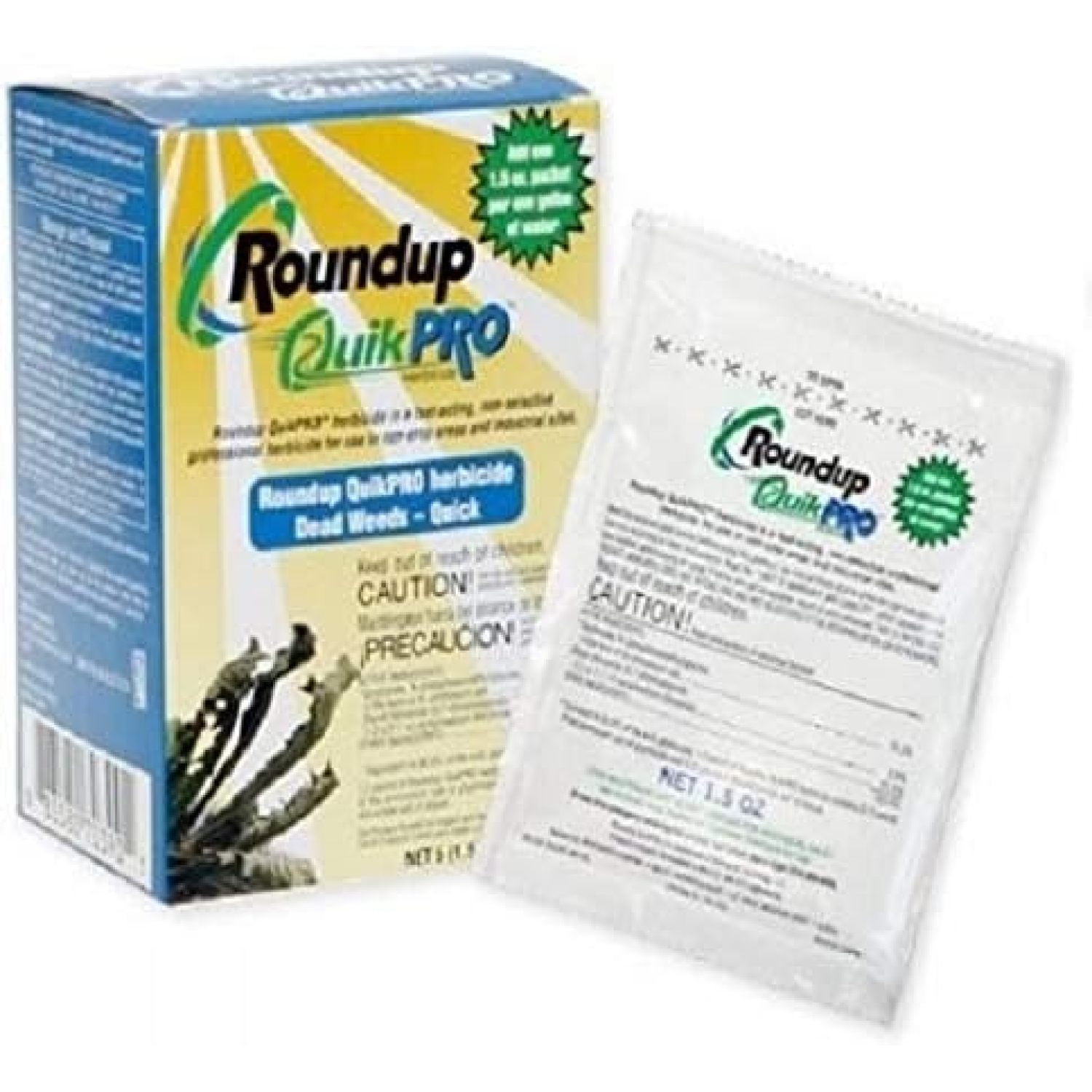 Roundup QuikPro Weed Killer HERBICIDE 73.3% QuickPro 1 Packet per ...