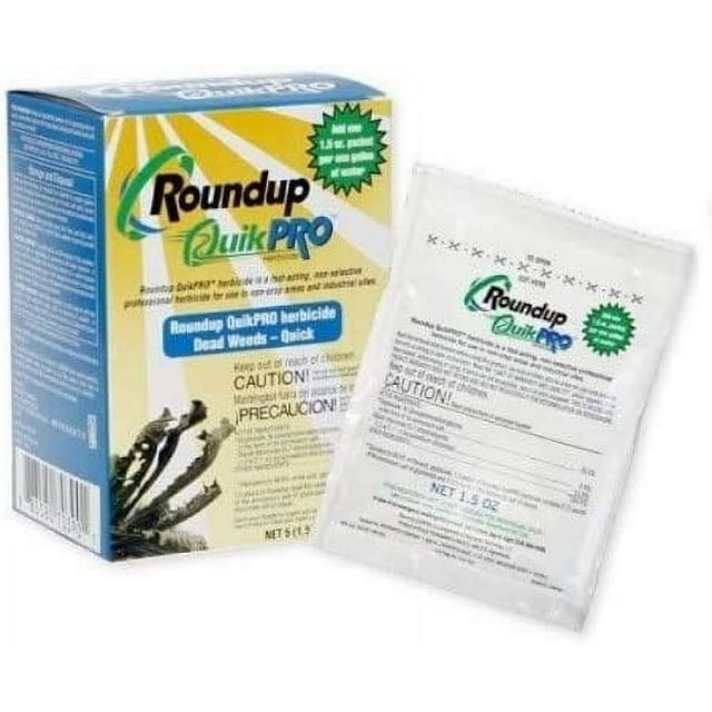 Roundup QuikPro Post-Emergent Herbicide - Weed, Brush, and Tree Control Killer - 1 Packet per ...