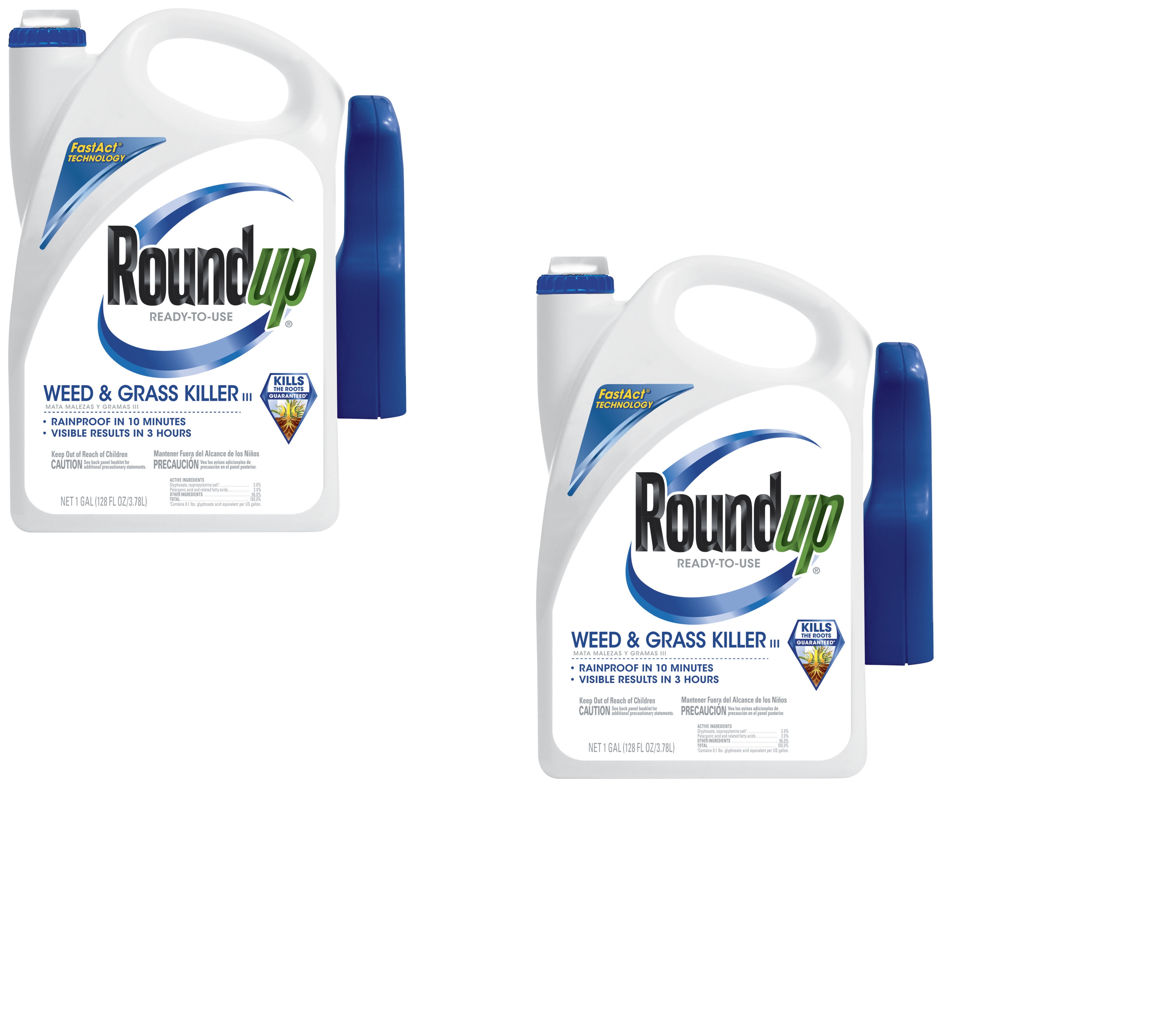 Roundup Ready-To-Use Weed & Grass Killer III Trigger Sprayer , 1 gal ...