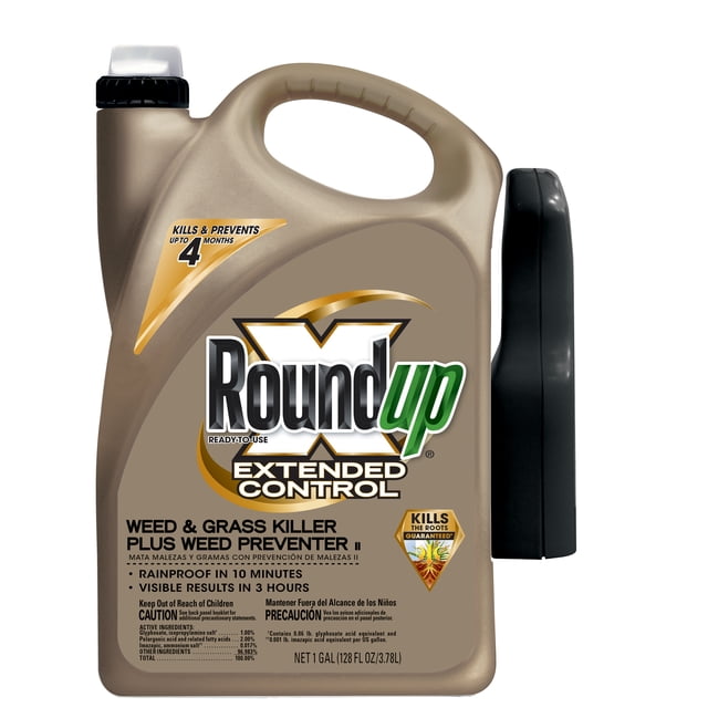 Roundup Ready-to-Use Extended Control Weed & Grass Killer, Plus Weed ...