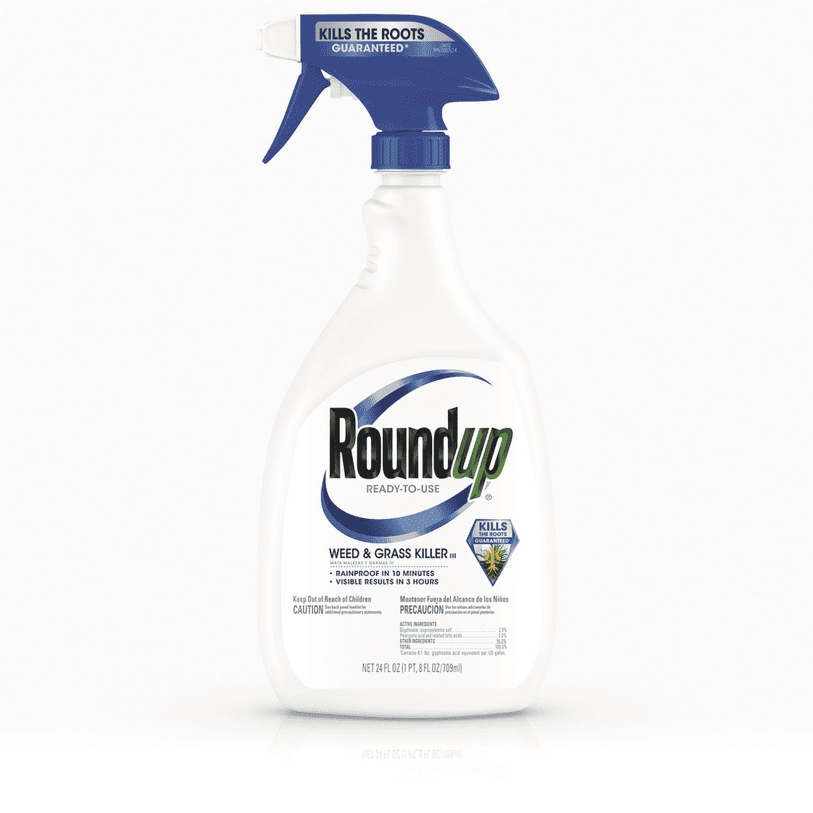 Roundup Ready-to-Use Weed & Grass Killer III, 24 oz - Walmart.com