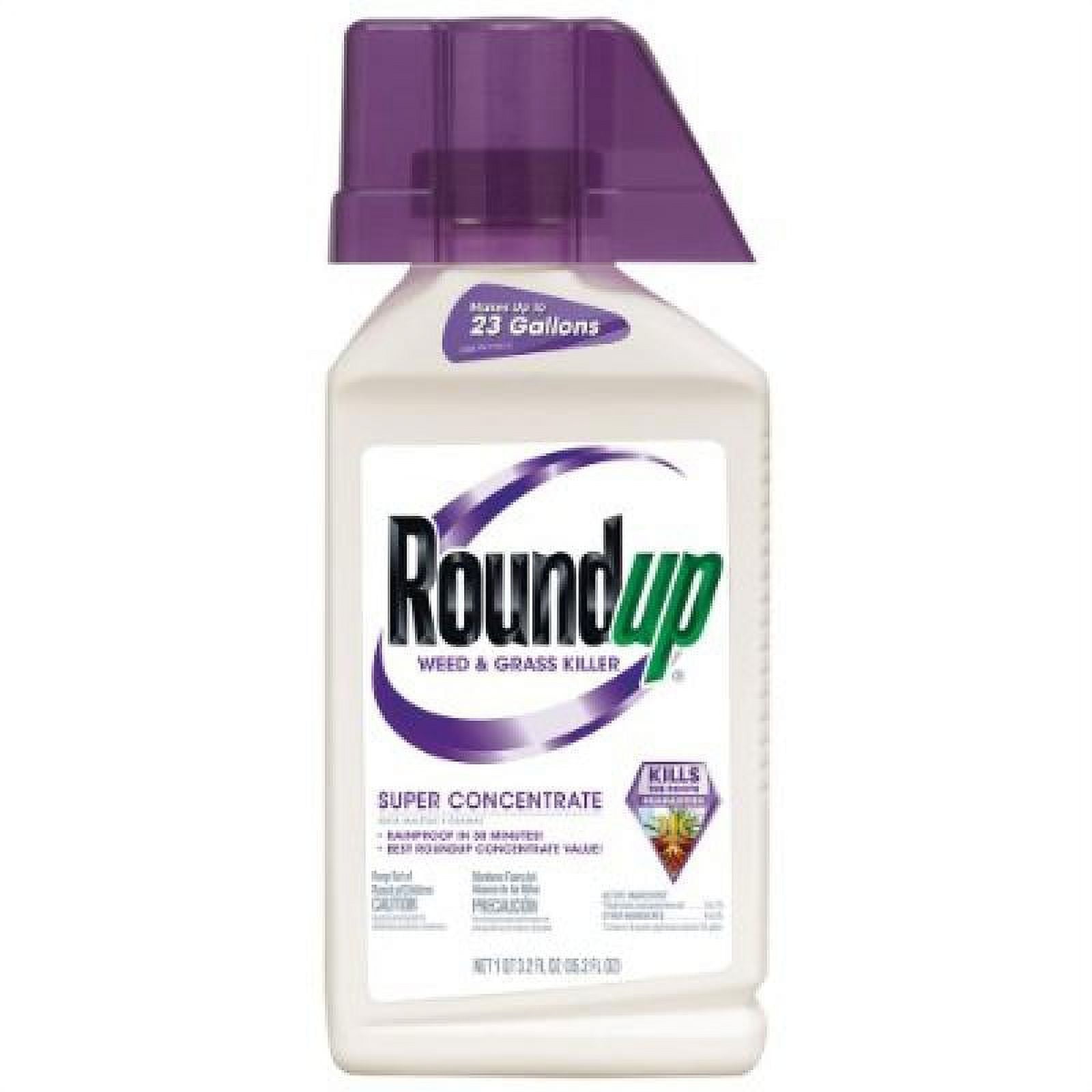 Roundup Super Concentrate Weed and Grass Eliminator, 35.2-Ounce ...