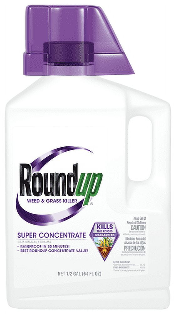 Roundup Super Concentrate Weed and Grass Killer, 0.5 gal - Walmart.com