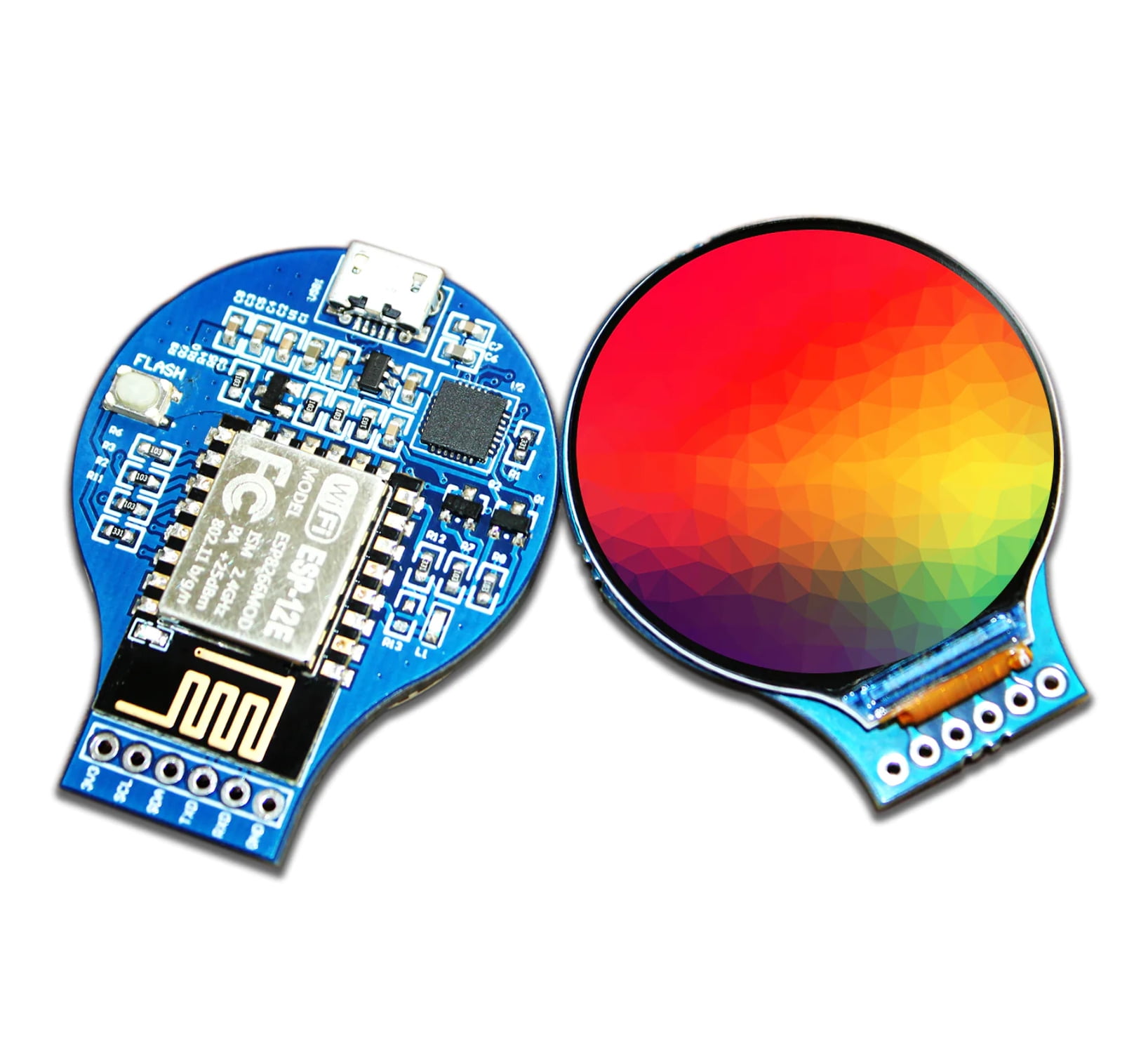 Roundy - Round LCD Board based on RP2040/ESP-12E - Walmart.com