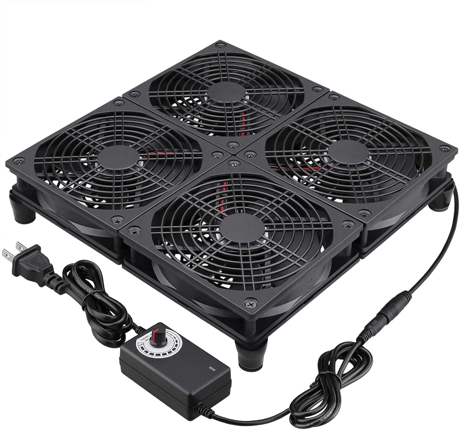 Rounter TV Box Cooling Fan with Speed Control, 182CFM Big Airflow ...