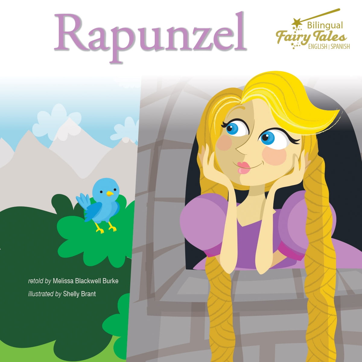 Rourke Educational Media Bilingual Fairy Tales Rapunzel Reader Grade 1 ...