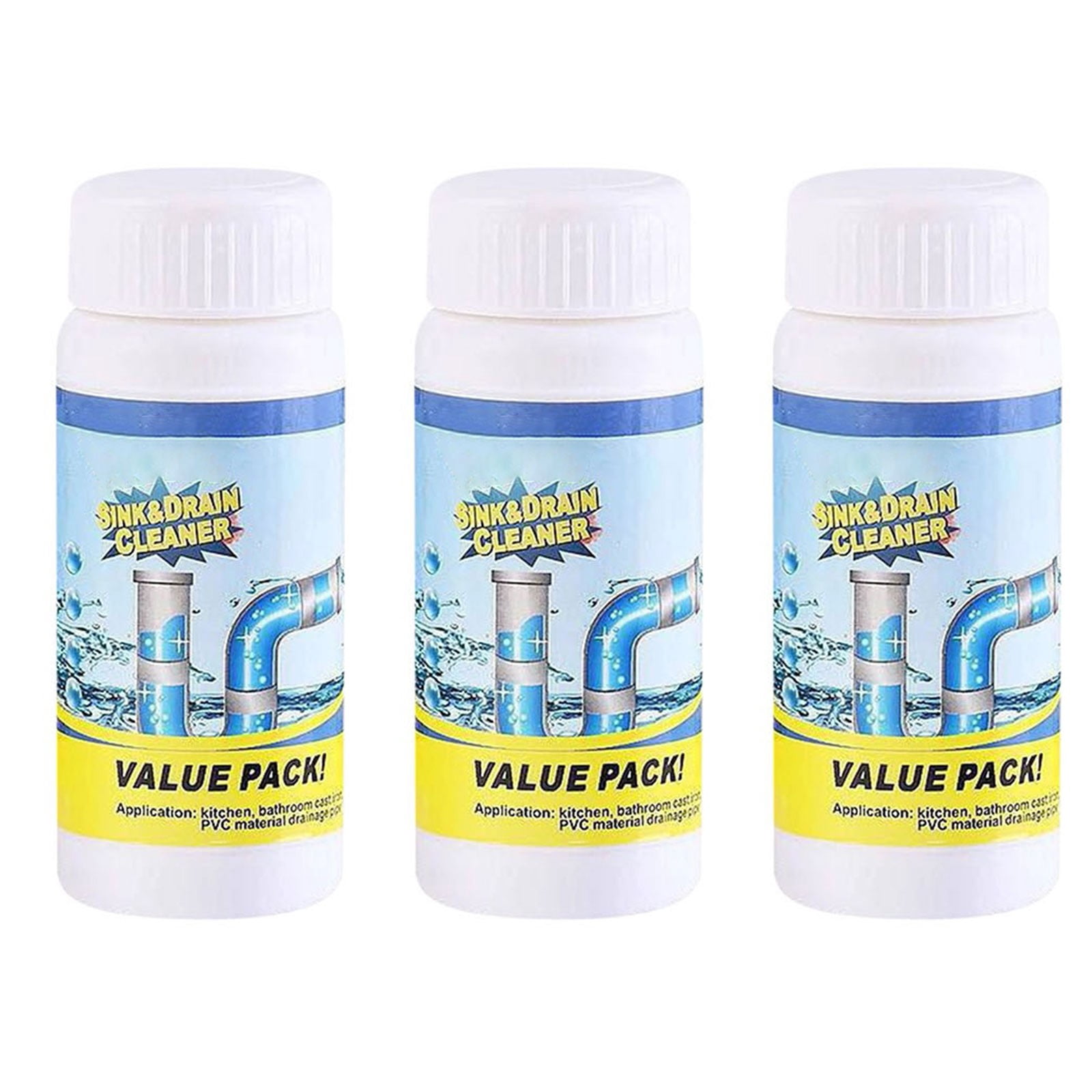 Rourlinge Fast Acting Enzyme Drain Cleaner Powder for Sink Shower ...