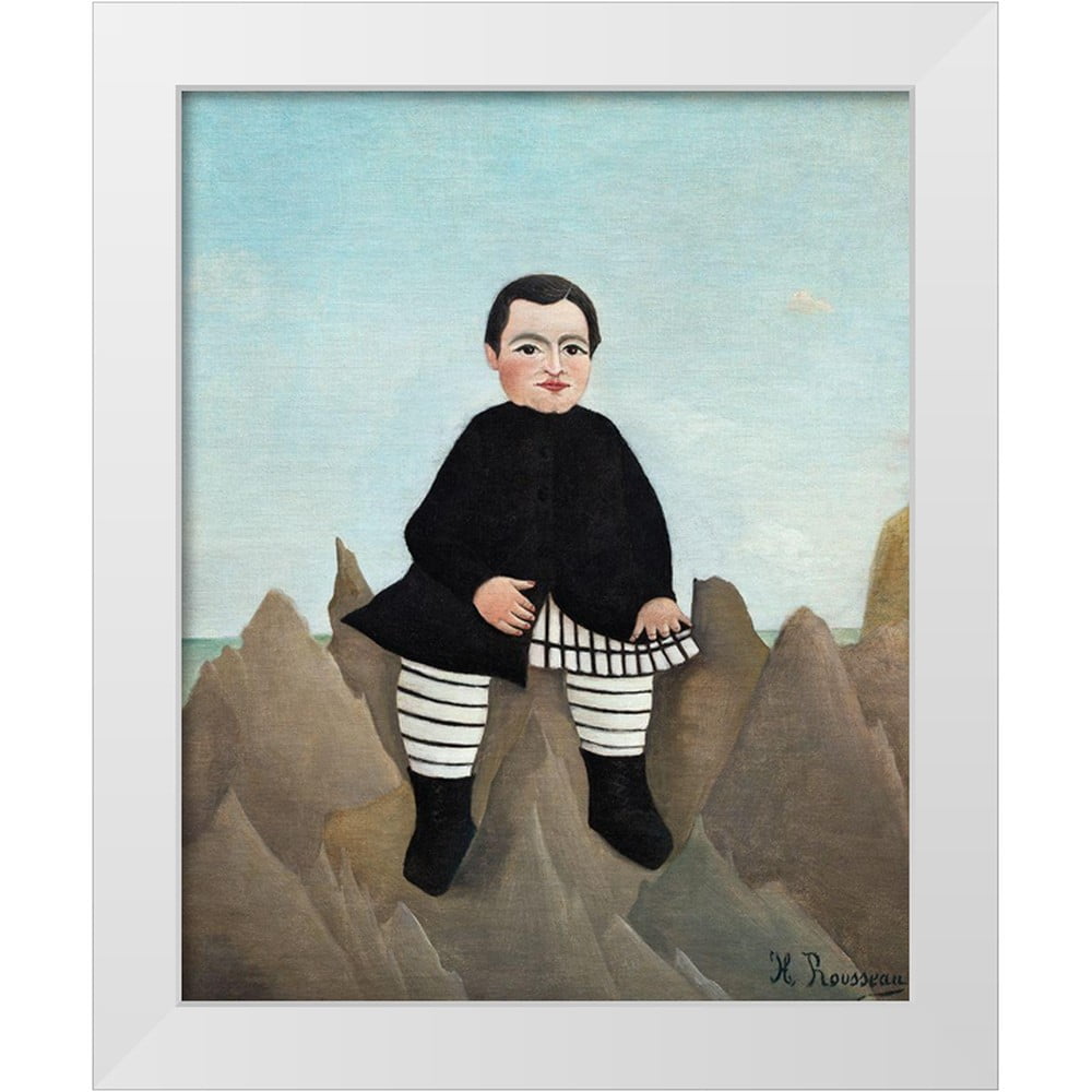 Rousseau, Henri 12x14 White Modern Wood Framed Museum Art Print Titled ...