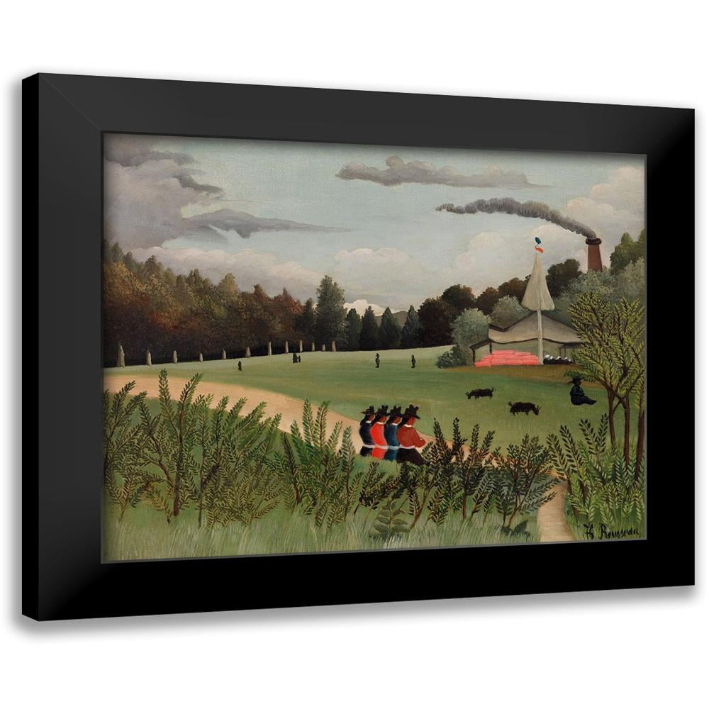 Rousseau, Henri 18x15 Black Modern Framed Museum Art Print Titled ...