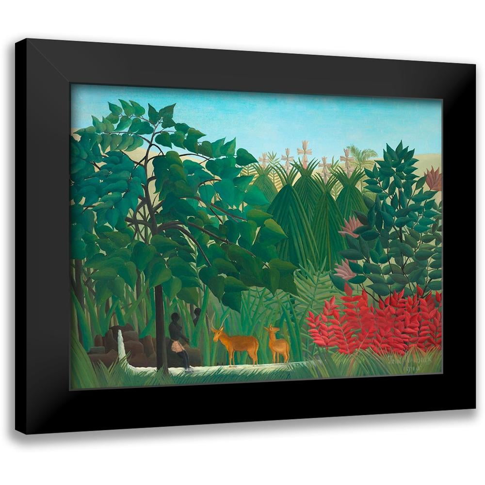 Rousseau, Henri 18x15 Black Modern Framed Museum Art Print Titled - The ...