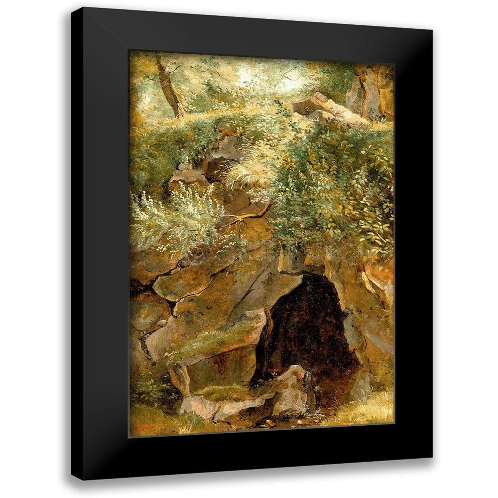 Rousseau, Pierre Etienne Theodore 17x24 Black Modern Framed Museum Art ...