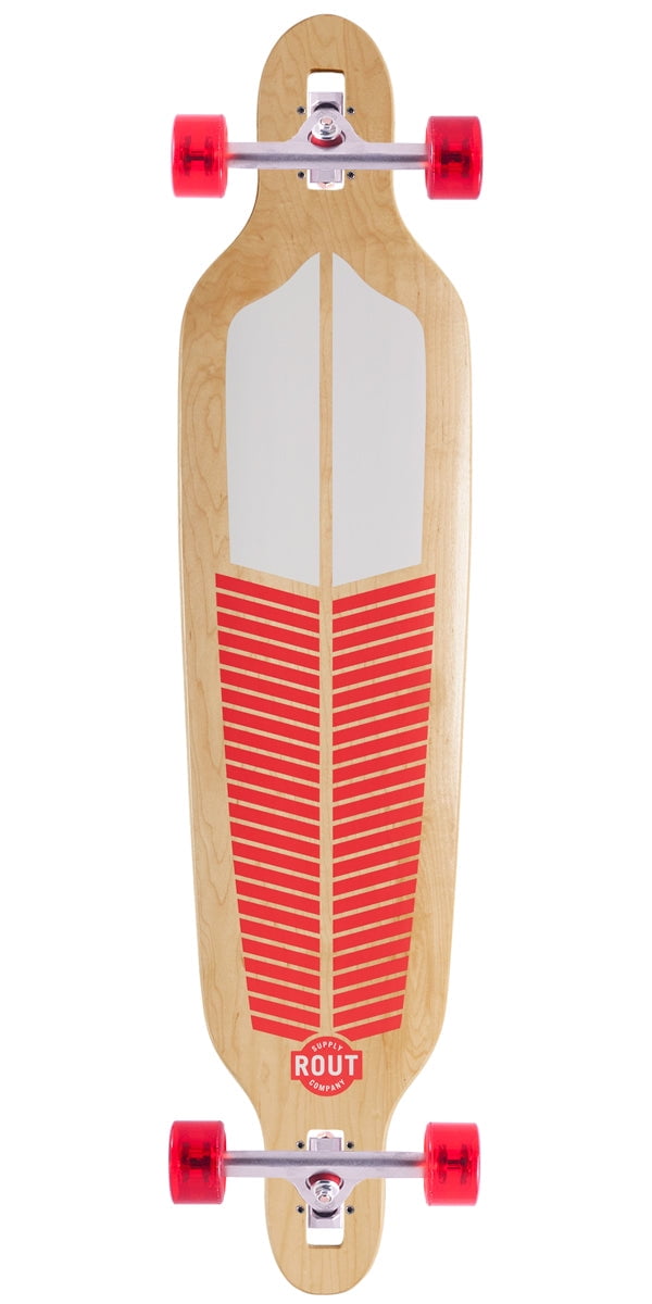 Rout Plume Drop-Thru Longboard Complete - Walmart.com