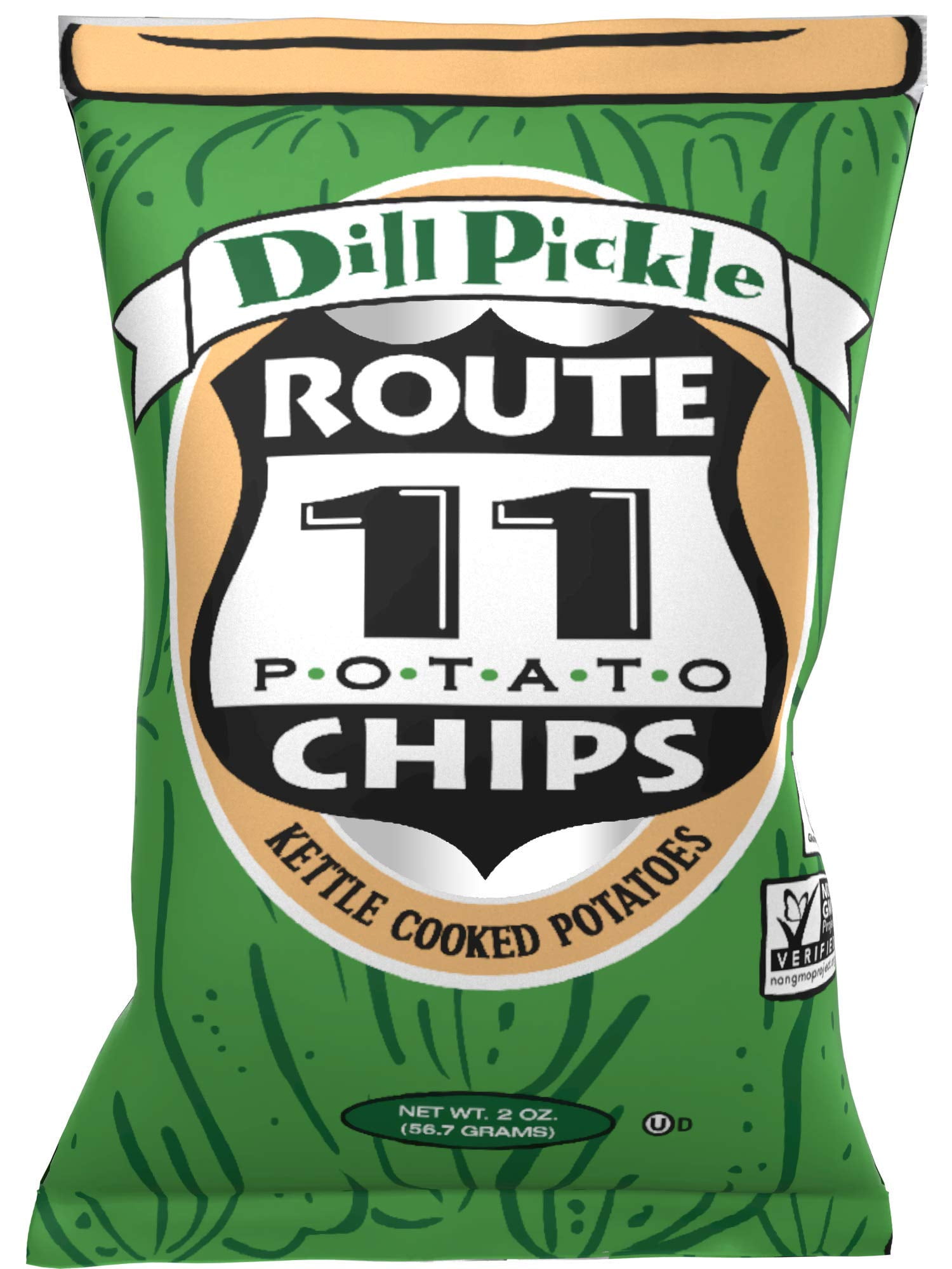 Route 11 various Potato Chips (Dill Pickle, 2oz (30 pk)) - Walmart.com