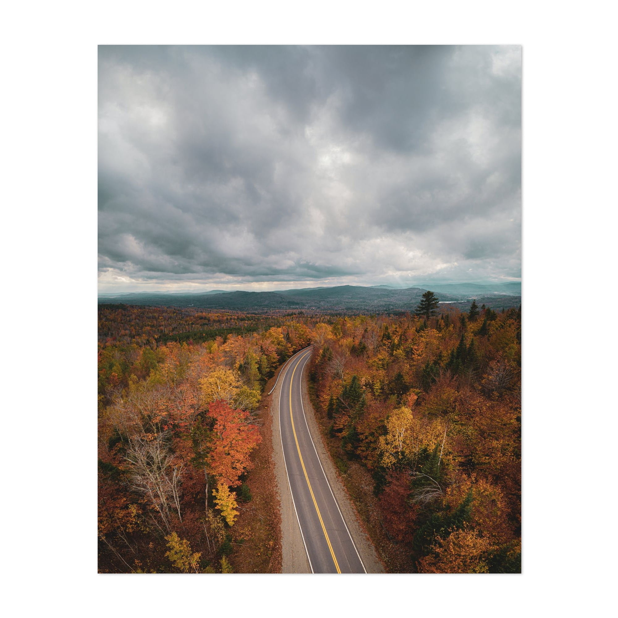 Route 16 - Abbot Maine Photography Autumn Scenic Nature Forest ...