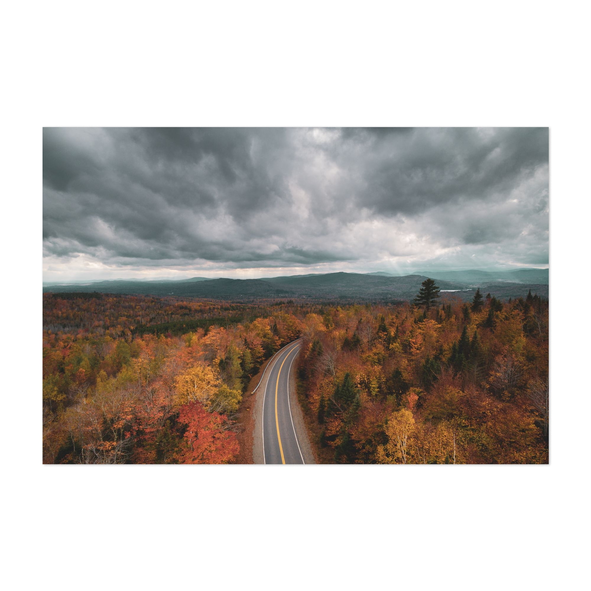 Route 16 - Abbot Maine Photography Autumn Scenic Nature Landscape ...