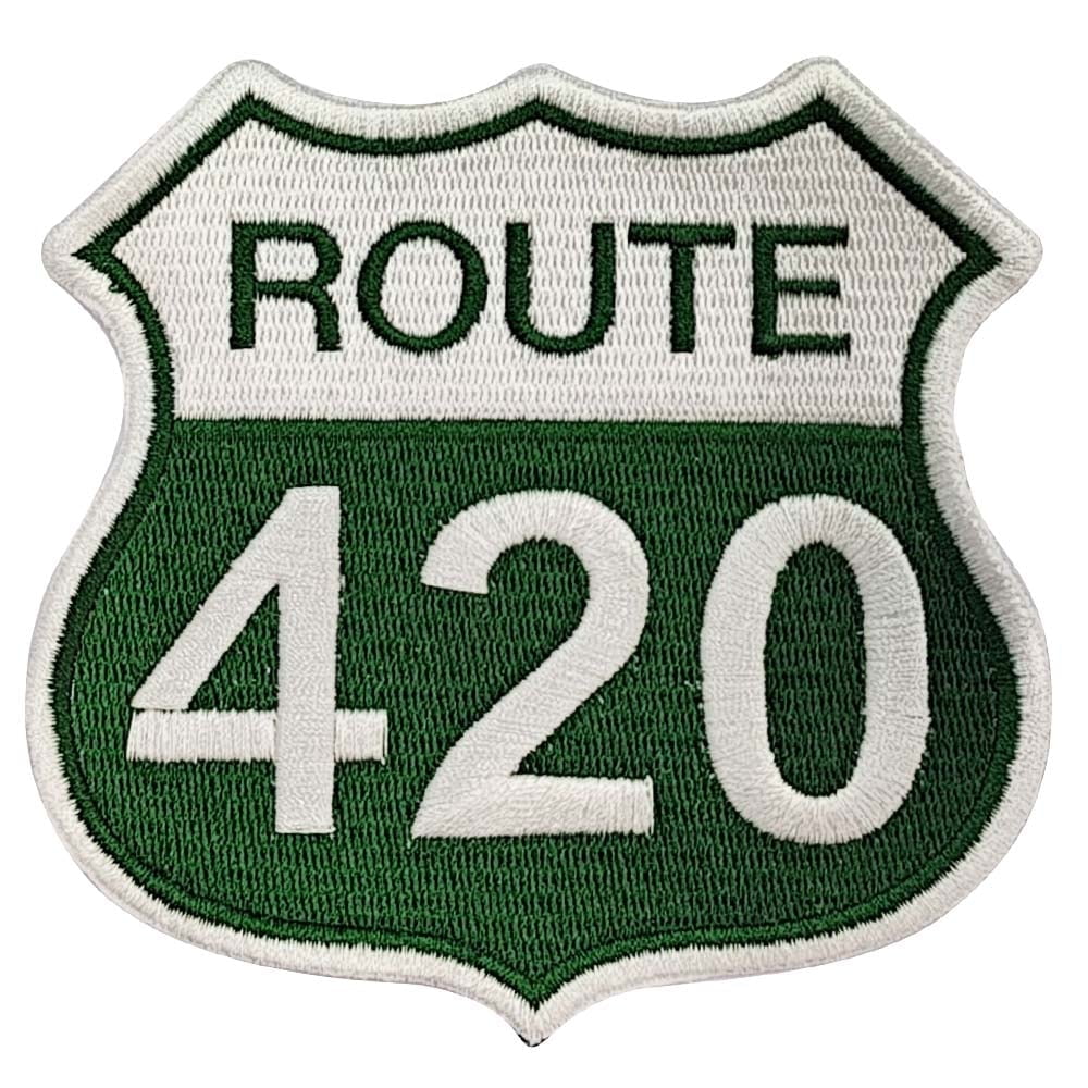 Route 420 - Embroidered Patch - 4" x 4" - Walmart.com