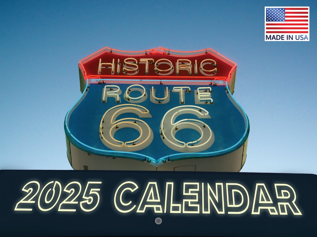 Route 66 Calendar 2025 RT 66 Monthly Wall Calender 12 Month | American ...