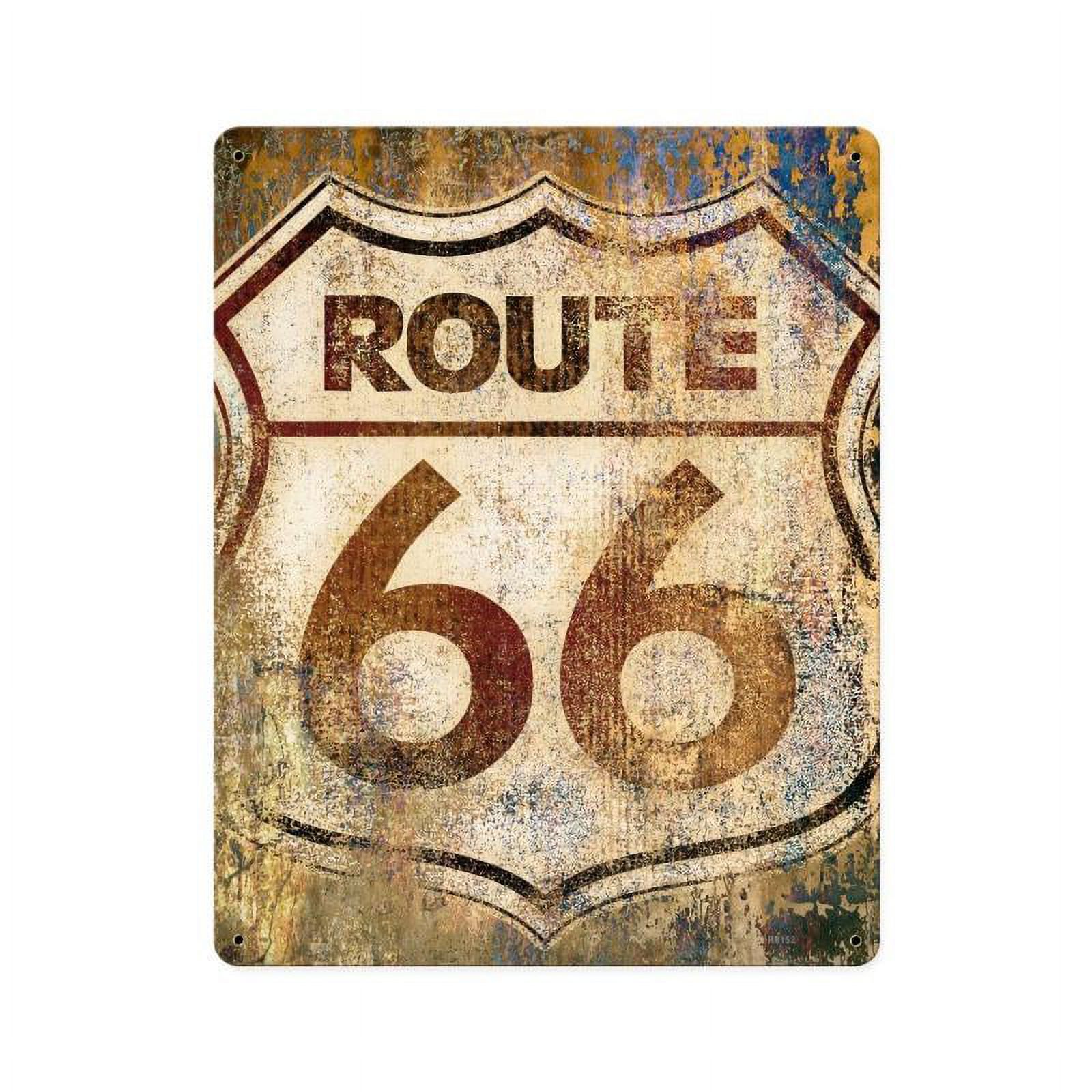 Route 66 Grunge Vintage Sign “Made in the USA with heavy gauge steel ...