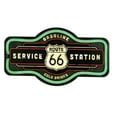 Route 66 LED Neon-Style Gasoline Service Station Sign - Walmart.com