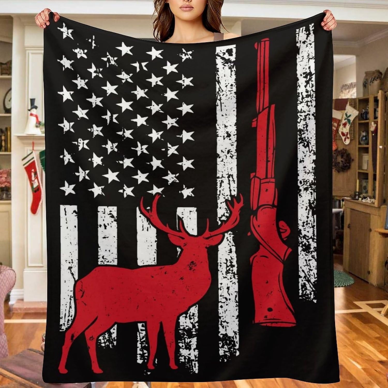 Route 66 Los Angeles Blanket for Women 350gsm Plush Route 66 Lovers ...