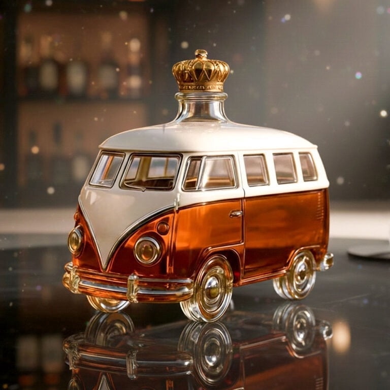 Route 66 Reserve Decanter, Glass Vintage Cruiser Bottle, Unique Gift ...