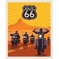 Route 66 Route 66 Motorcycle Panel Cotton Fabric - Walmart.com