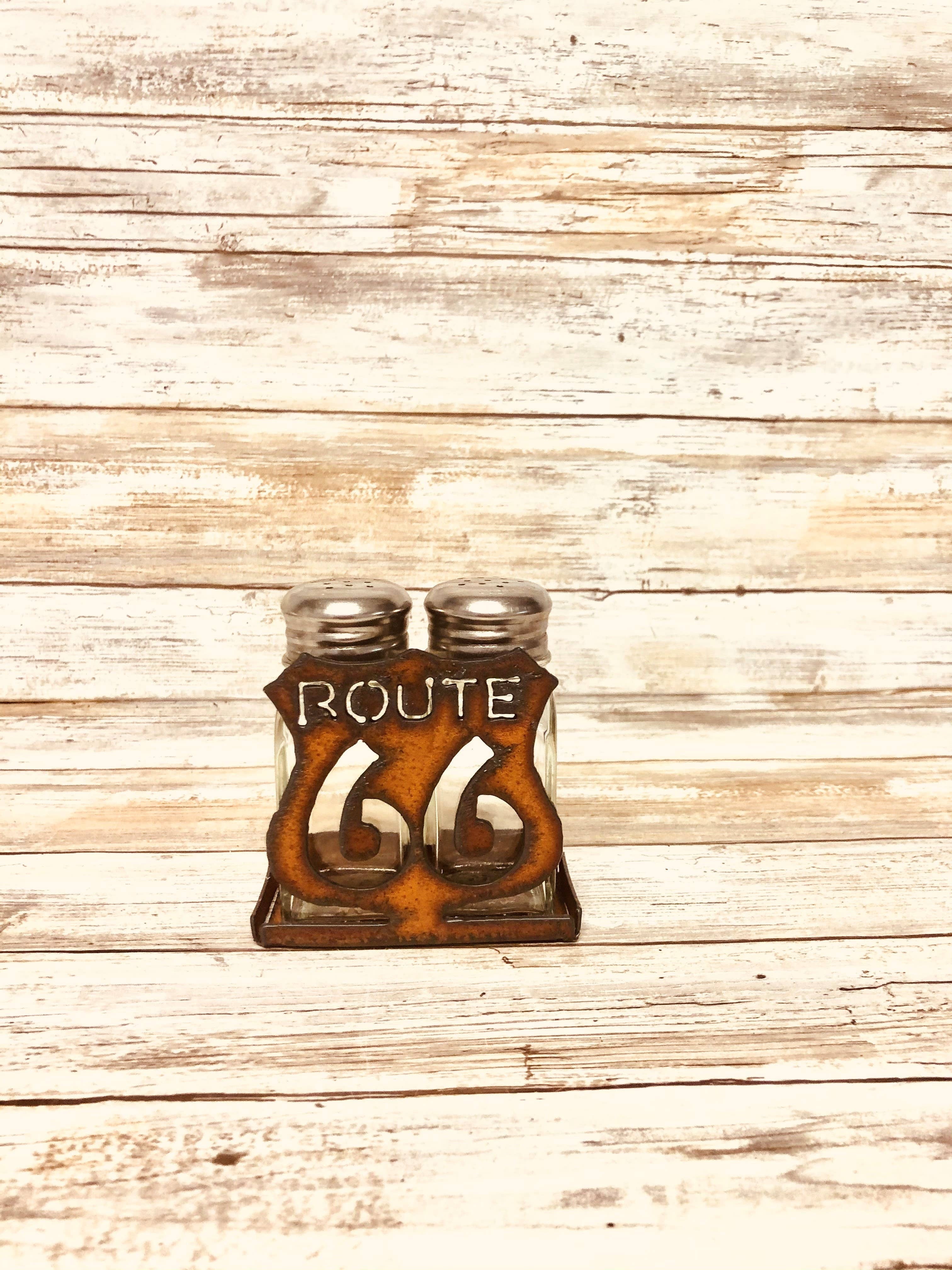 Route 66 Salt n Pepper Shaker Holder - Walmart.com