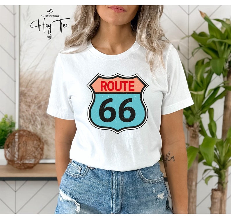Route 66 Shirt, Vintage 2000s Route 66, Road Trip Shirt, Nostalgia ...