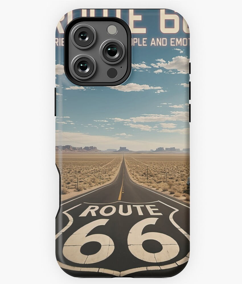 Route 66 Story Road Trip History M3335 Phone Case for iPhone 17 16 15 ...