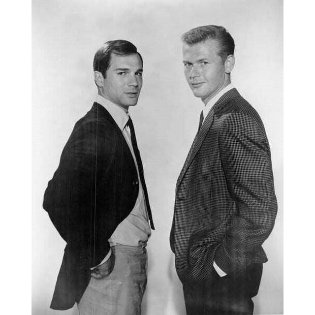 Route 66 TV series George Maharis & Martin Milner portrait poster 4x6 ...