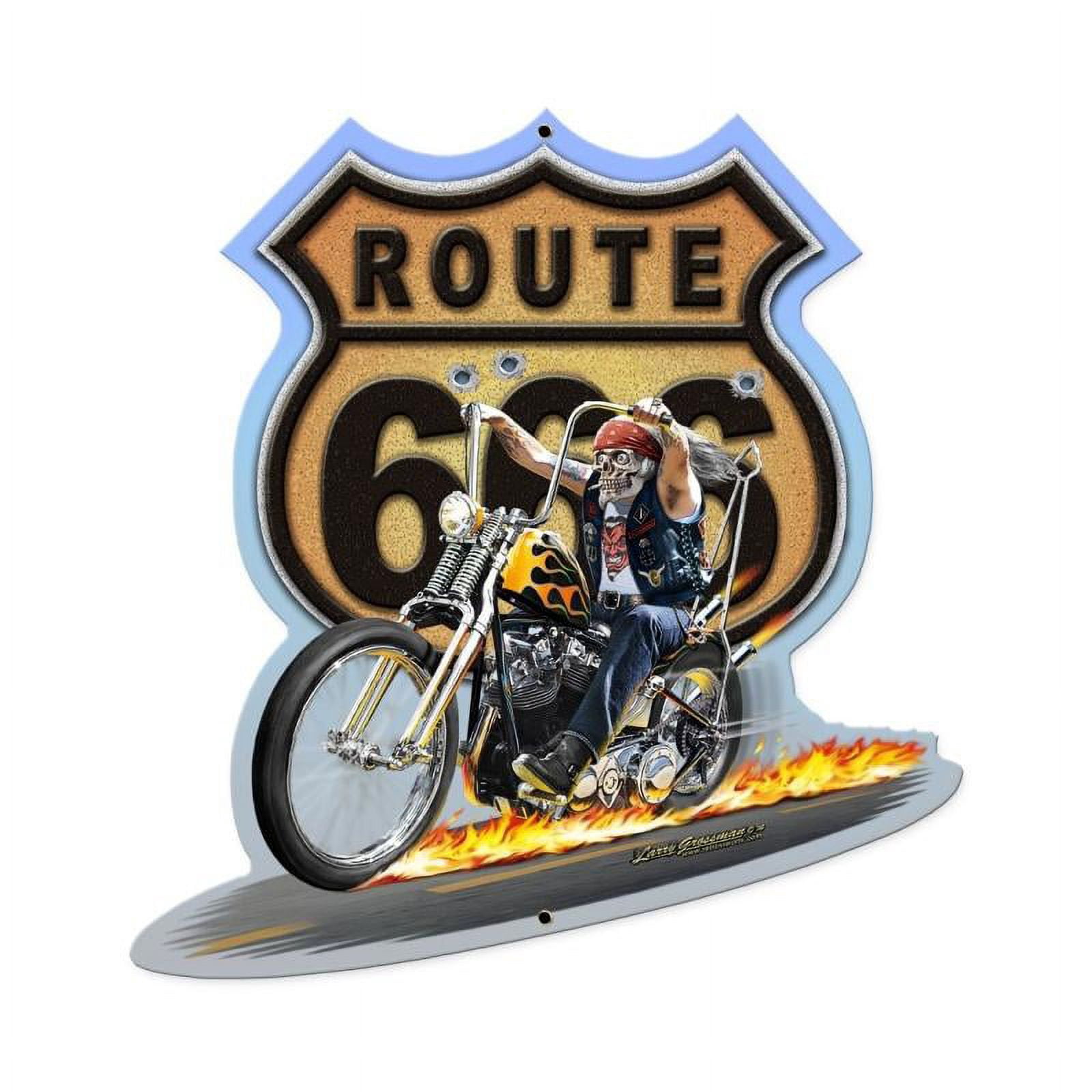 Route 666 Vintage Sign “Made in the USA with heavy gauge steel ...