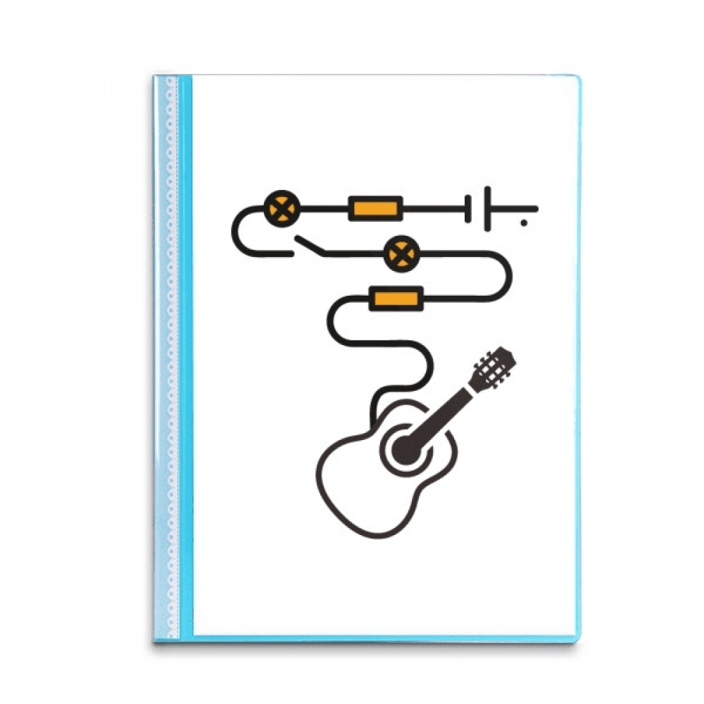 Route Light Instrument Guitar Book Sheet Protectors Portfolio Binder ...