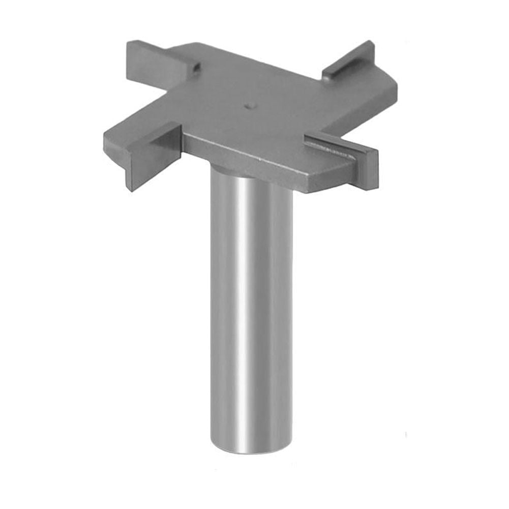 Router Bit 1/2 12mm Shank 4 T Type Slotting Cutter Woodworking Tool ...